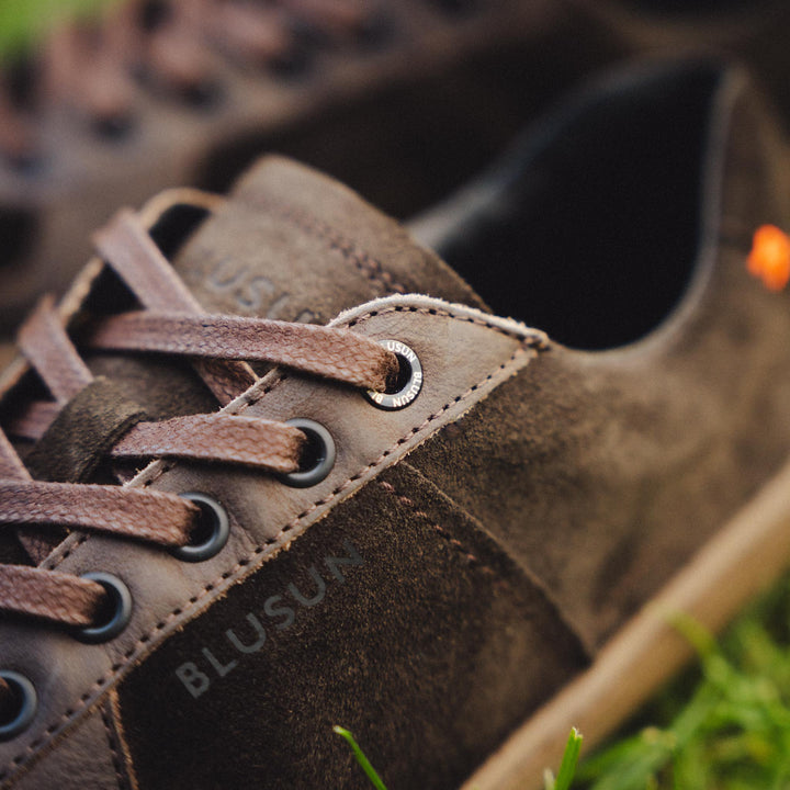 BLSN-200W dark brown: Women's Barefoot Shoes (Soft Leather) – BLUSUN