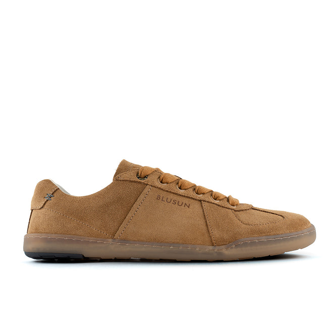 BLSN-200M camel: Barefoot Sneakers for Men (Suede) – BLUSUN